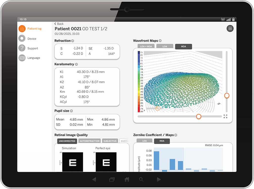 Handheld autorefraction and keratometry | QuickSee Free Pro Handheld ...